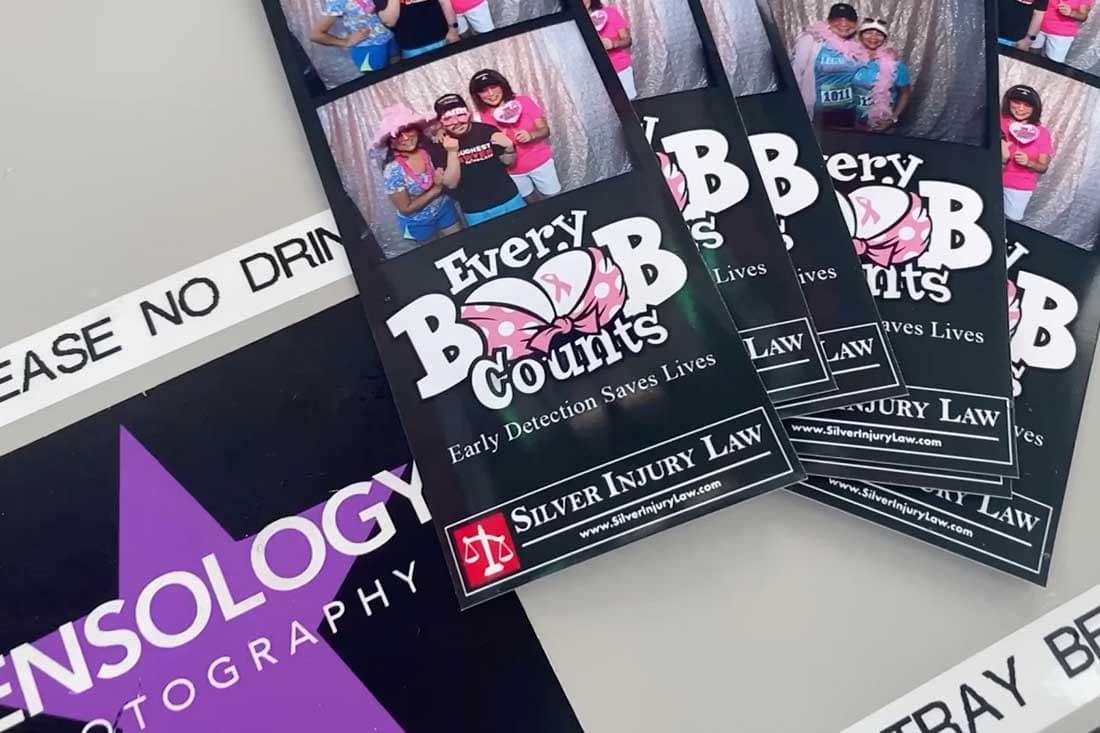 Charity Corporate Photo Booth For Breast Cancer Fun Run